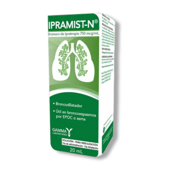 IPRAMIST-N 750 MCG /ML SOL. NEBULIZACION FCO GOTERO X 20 ML ...